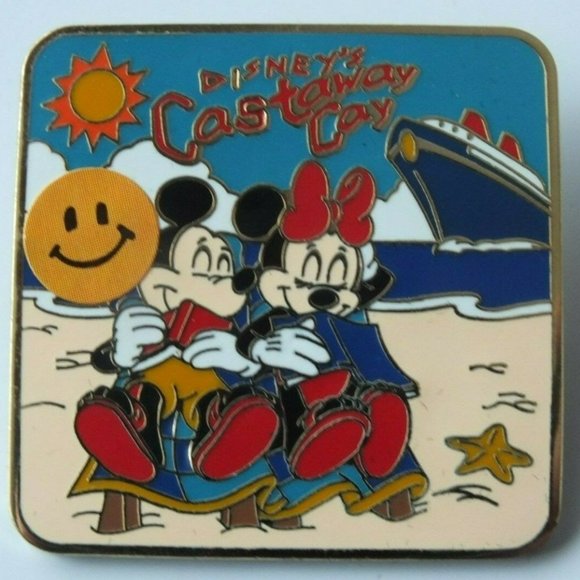 Disney | Toys | Disney Cruise Line Pin Castaway Cay Mickey Minnie Mouse ...